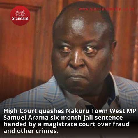 The Standard Digital On Twitter High Court Quashes Nakuru Town West