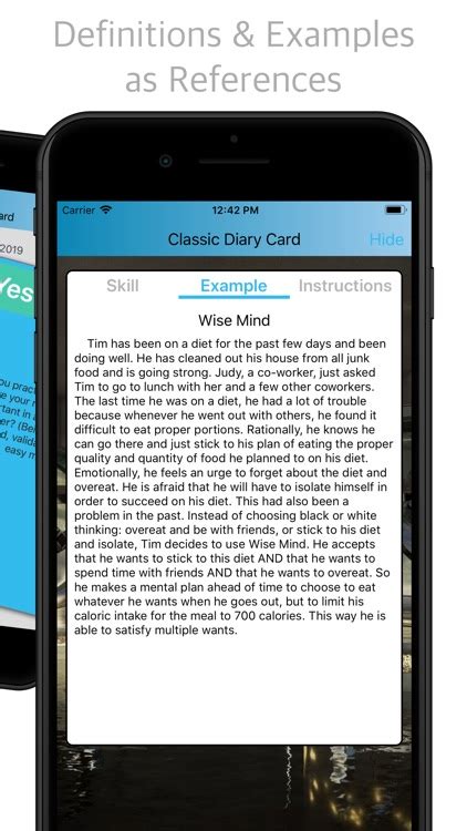 Simple DBT Skills Diary Card By POP POP LLC
