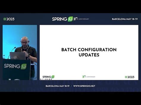 Spring Io Talk Whats New In Spring Batch 5 From Spring Io Class