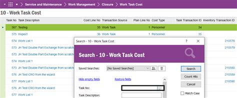 Work Order Costs Ifs Community