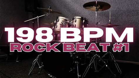198 Bpm Rock Drum Beat Loop 1 Youtube