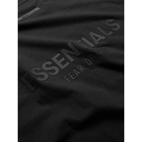 Fear Of God Essentials Black T Shirt Ss21 Xl