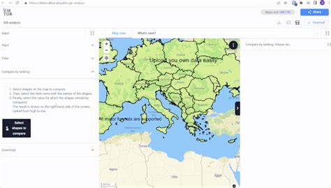 Open Source Application For Basic Gis Analysis With Viktor And