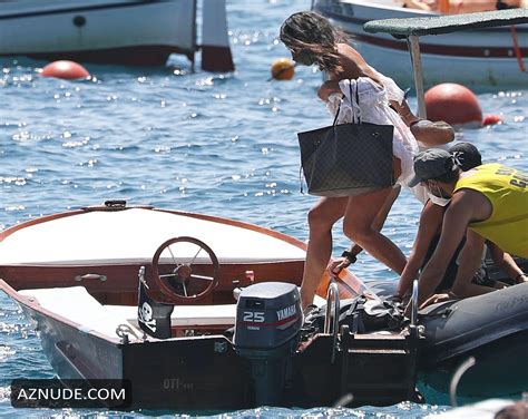 Veronica Hidalgo Seen In A Bikini While Shooting In Costa Brava Aznude