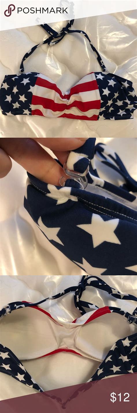 American Flag Bikini Top Bikinis Bikini Tops American Flag Bikini Top
