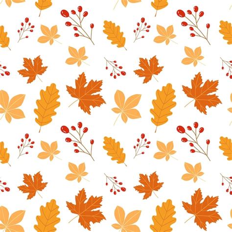Premium Vector Autumn Backgrounds Patterns