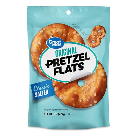 Great Value Original Pretzel Flats 8 Oz Bag