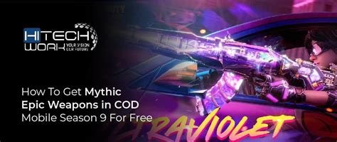 Epic Weapons Cod Mobile Of Season 9 You Must Know About