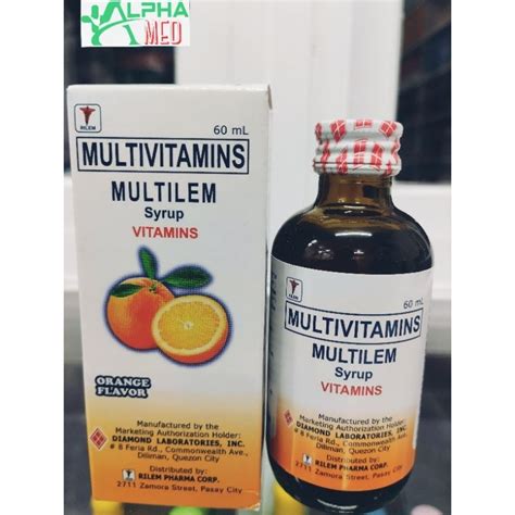 Multivitamins Multilem Syrup Shopee Philippines
