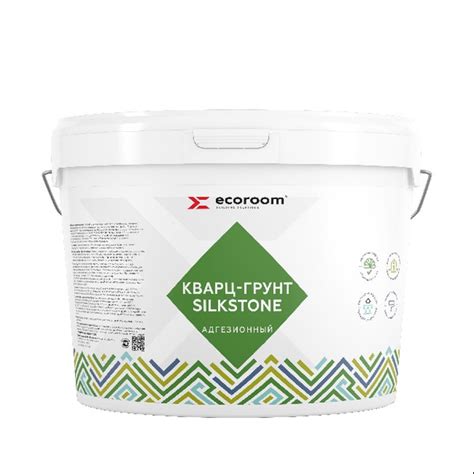 Кварц грунт акриловый SilkStone адгезионный, Ecoroom, 18 кг купить в ...