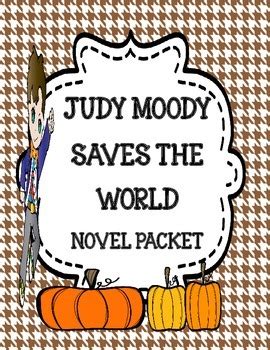 Judy Moody Saves The World Novel Study Distance Learning TPT