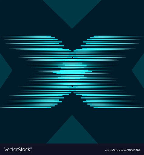 Letter X Abstract Background Royalty Free Vector Image