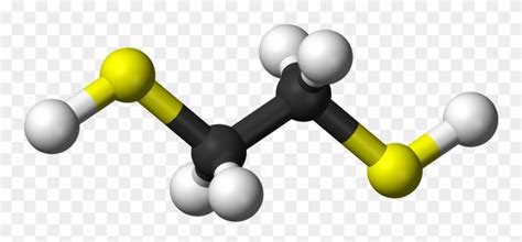 Ethane 1 2 Dithiol 3d Balls Ethanedithiol Clipart 4151009 Pinclipart