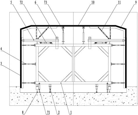 一种矩形箱涵及隧道施工用台车的制作方法