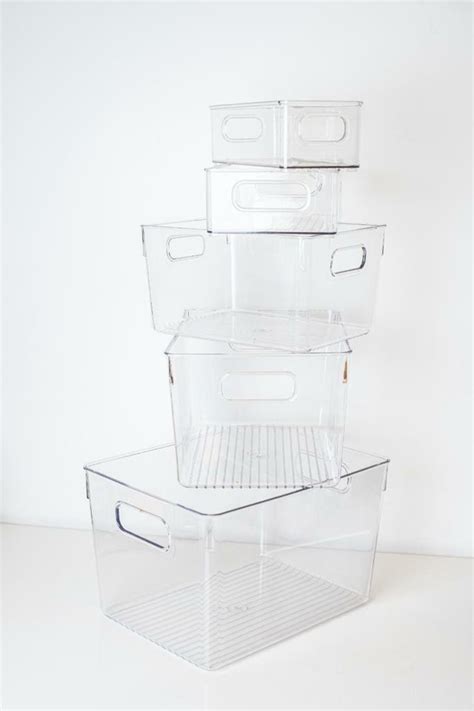 ORGANIZADOR CLEAR PARA HELADERA DE ACRILICO CON ASAS
