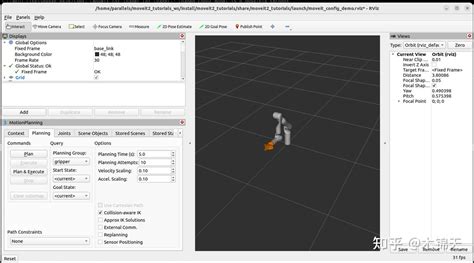 ROS2 MoveIt2MoveIt 2 Tutorials MoveIt Quickstart in RViz 知乎