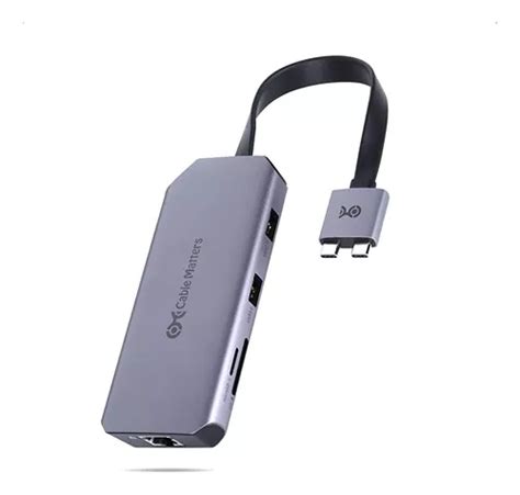 Cable Matters Usb C Dual Monitor Adapter Con 2x 4k Hdmi Meses sin interés