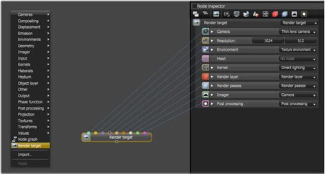 render target node
