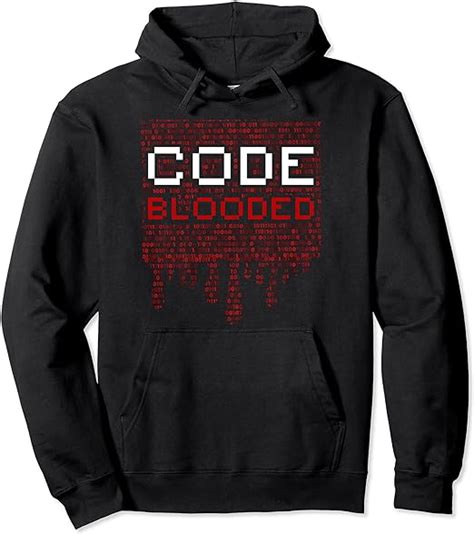 Code Blooded Programmer Computer Programming Coding Pullover Hoodie