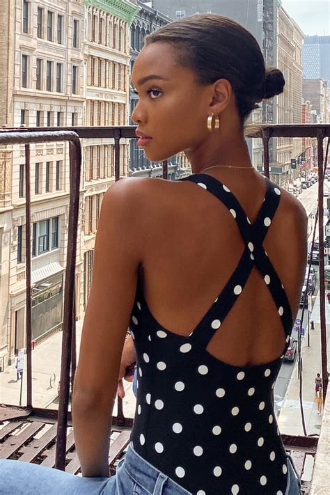 Black Polka Dot Bodysuit Notched Bodysuit Sleeveless Bodysuit Lulus
