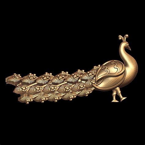 Peacock 3d Model Stl