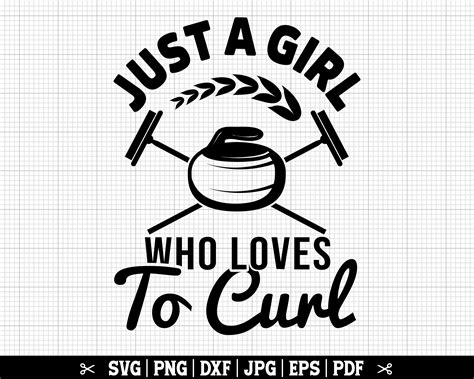 Curling Girl Svg Curling Mom Svg Curling Cricut Girl Curler Svg