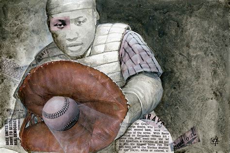 Josh Gibson Catcher For The Pittsburgh Crawfords Artwork By Johnson