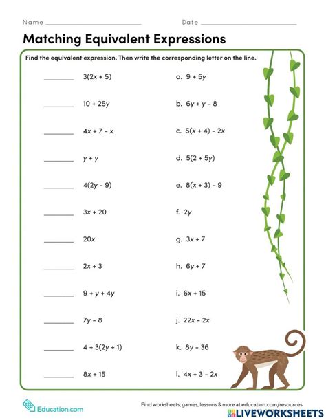 Matching Equivalent Expressions 3808838 Kwalker4 Live
