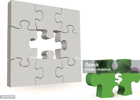 미싱 달러액에 돈을 기호까지 낱말퍼즐 평하 3차원 형태에 대한 스톡 벡터 아트 및 기타 이미지 3차원 형태 돋보이는 조각그림 맞추기 Istock