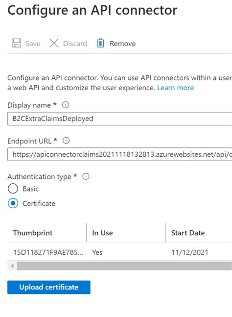 Implement Certificate Authentication In Aspnet Core For An Azure B2c