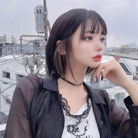 米倉みゆさんのインスタグラム写真 米倉みゆinstagram「イメチェンっ！イメチェンっ！ くろかみっ！くろかみっ！🖤 映像のお