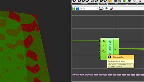 Subd From Mesh Refusing To Sharpen Corner Grasshopper Mcneel Forum