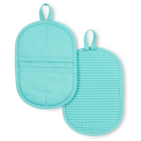 Kitchenaid 2 Pack Cotton Oven Mitt Set 2p017478tdka 70bl At