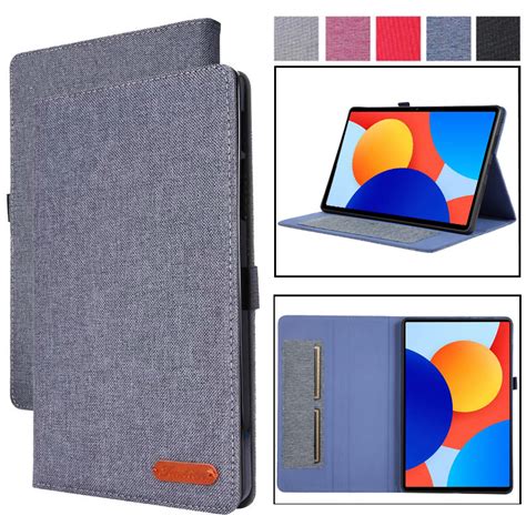 For Xiaomi Redmi Pad Se 8 7 Inch 2024 Cover Cowbabe Pattern PU Leather Case With Function Stand