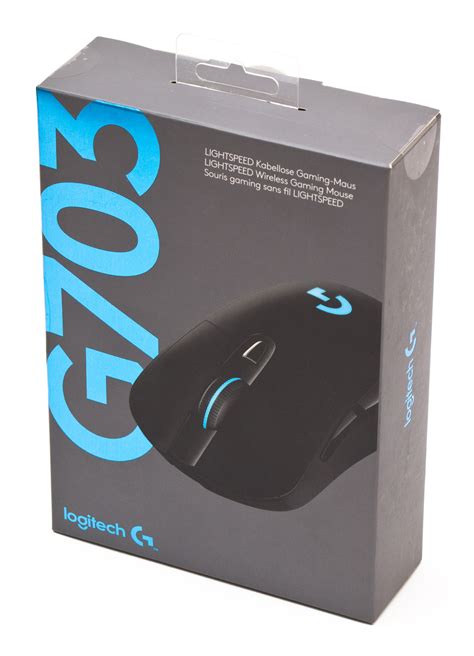 Обзор беспроводной игровой мыши Logitech G703