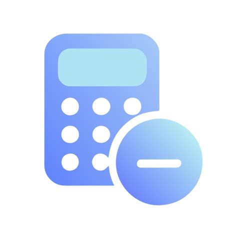 Premium Vector Calculator For Financial Calculations Icon Colored Shapes Gradient