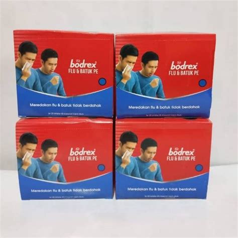 Bodrex Flu Dan Batuk Pe Biru Harga Per Box Lazada Indonesia