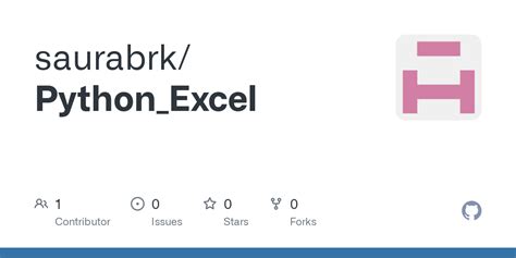 Github Saurabrk Python Excel