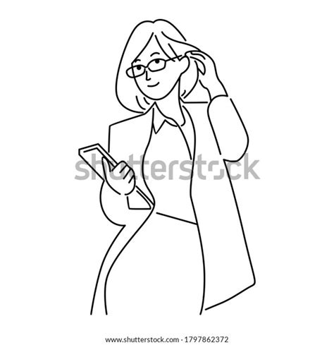 Sexy Secretary Hold A Document File