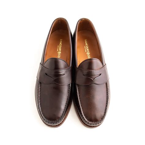 Rancourt Weltline Penny Loafer Dark Brown Leffot