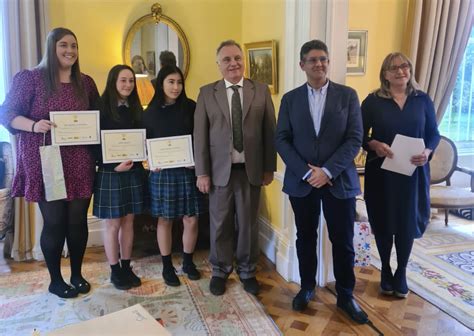 Grace Mcglynn And Nessa Curran Were Awarded 2nd Place In The Spanish Embassys Annual Spanish