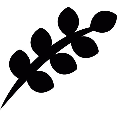 Twig Leaves Tree Branch Limb Icon