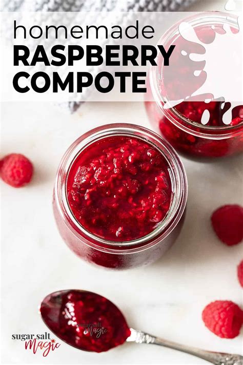 Raspberry Compote Raspberry Sauce Sugar Salt Magic