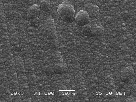 Effect Of Plating Time On Surface Morphology Of Ni W Coatings A 30