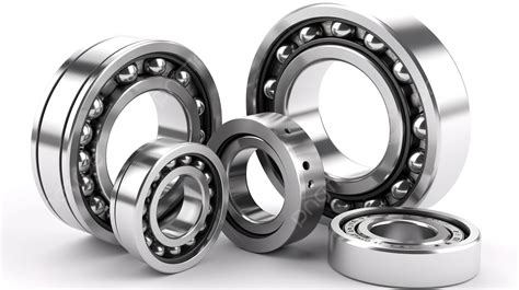 자동차의 흰색 배경 필수 구성 요소에 대한 산업 등급 베어링의 3d 렌더링을 닫습니다 볼 베어링 기계 부품 엔진 배경