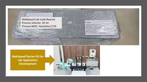 Dr Makarand Pimplapure On Linkedin Makspeed Intenseflo Lab Scale Reactor Dispatched To A New