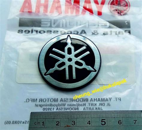 Jual Emblem Logo Garpu Tala Yamaha Crome Mm Original Yamaha Di Lapak Cheung Wie Bukalapak