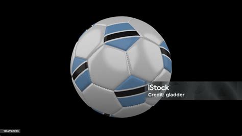 깃발 보츠와나와 축구 공 3d 렌더링 0명에 대한 스톡 사진 및 기타 이미지 0명 가보로네 기 Istock