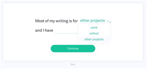 ui pattern natural language form