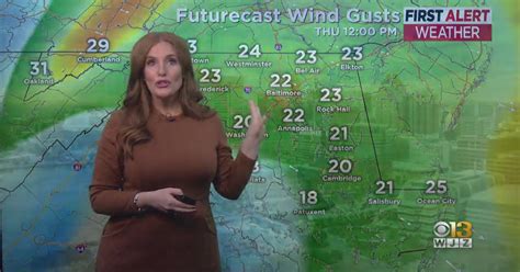 Meteorologist Meg Mcnamara Has Your Wednesday Afternoon Forecast Cbs